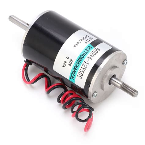 Dc Motor Highspeed 80w Micro Cw Ccw Double Output Shaft Speed