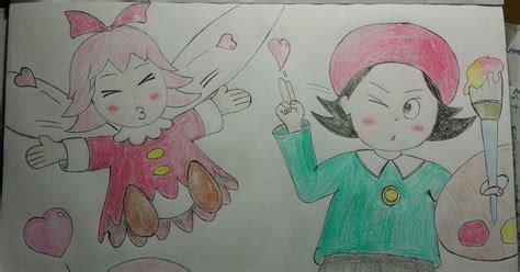 星のカービィ アドレーヌandリボンちゃんが帰ってきて嬉しいからサービス？ アホウのケツのイラスト Pixiv