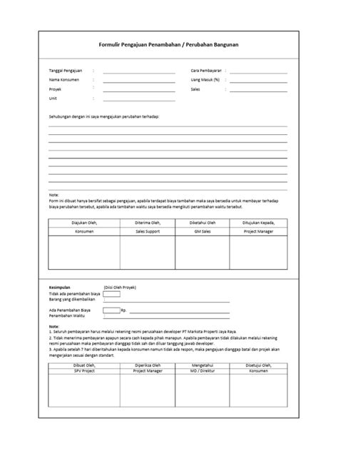 Form Perubahan Bangunan Pdf