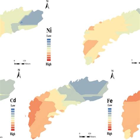 The Spatial Interpolation Graphs Of Several Metals Significantly Download Scientific Diagram