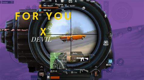 For You X Devil Bgmi Montage 6 60fps Youtube