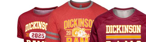 Dickinson High School Rams Apparel Store Prep Sportswear