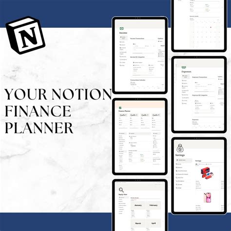 Notion Template Personal Finance Tracker Budget Tracker Income Expense