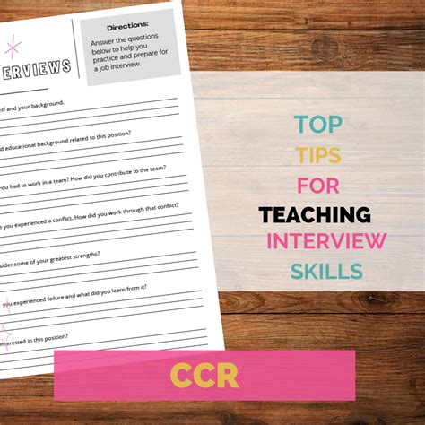 Tips For Teaching Interviewing Skills Through Mock Interviews English
