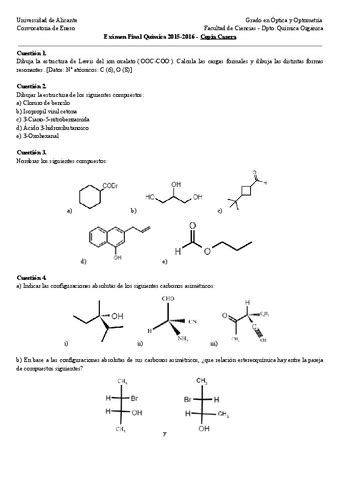 Examen Final Quimica Pdf