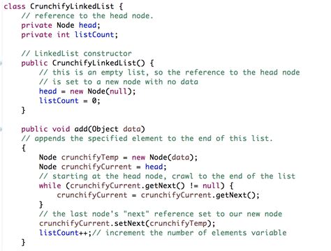 How To Implement A Linkedlist Class From Scratch In Java • Crunchify