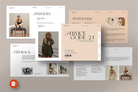 Service Guide Powerpoint Template Incl Clean And Proposal Envato Elements