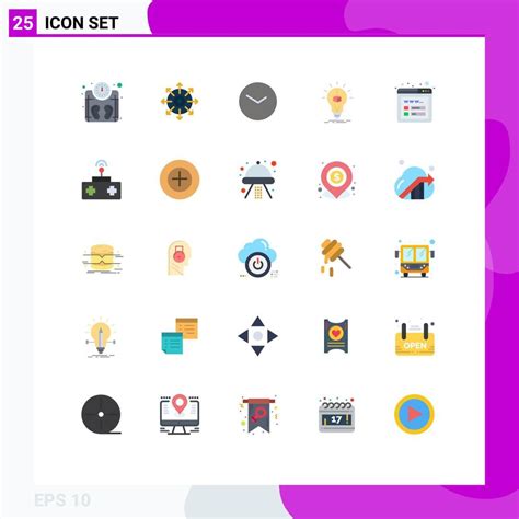 Set Of 25 Vector Flat Colors On Grid For Mockup Printing Basic Cube Idea Editable Vector Design