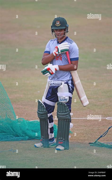 Bangladeshi Pace Bowler Mohammad Saifuddin During Practice Session At
