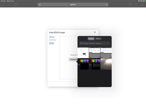 Image Upload On IOS Issue Tinymce Tinymce Vue GitHub
