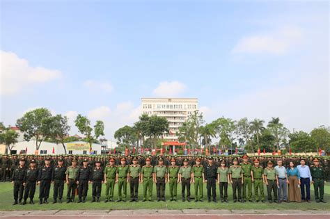 1380 Học Viên Các Trường Cand Huấn Luyện đầu Khoá Tại Bộ Tư Lệnh Cảnh