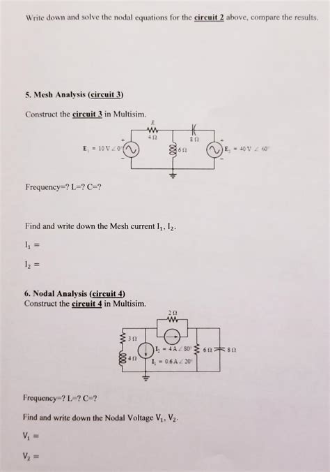 circuit analysis with multisim purpose in this lab
