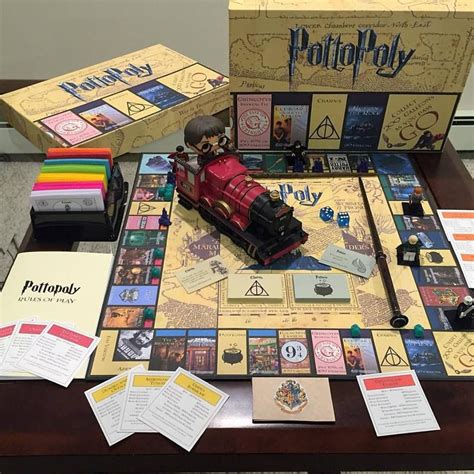 Diy Harry Potter Monopoly Game With Free Printables Artofit