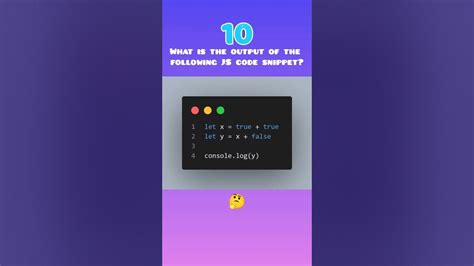 20 Guess The Output Javascript Coding Shorts Viralvideo