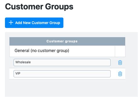 Create And Manage Customer Groups Marketing