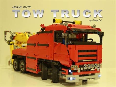 Boris Bricks Lego Technic Heavy Duty Tow Truck Moc