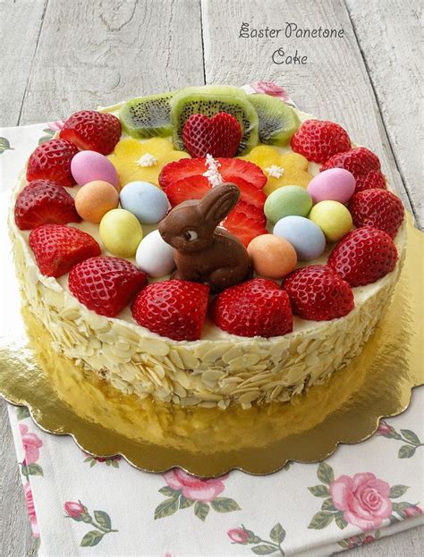 Вкуснотека Великденска торта с Панетоне и лимонов крем Easter Cakes