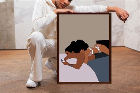 Black Love Art Black Love Wall Art Black Couples Wall Art Black