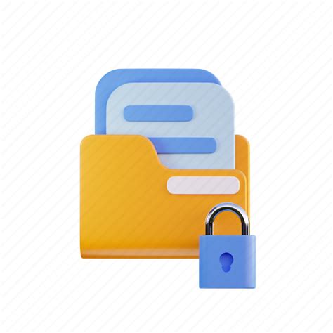 Folder Lock File Document Report Business Archive Icon Download