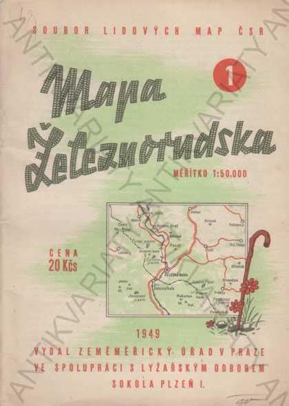 Mapa Železnorudska 1 50 Tis Zeměměřičs úřad 1945 Aukro