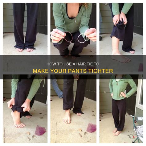 How To Use A Hair Tie To Make Your Pants Tighter Shunvogue