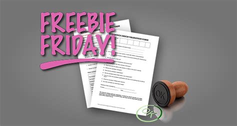 Reference Validation Checklist Todays Friday Freebie Early Years Shop