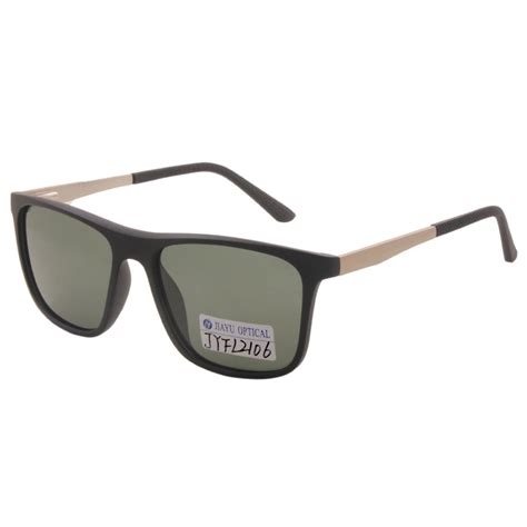 Fashion Design Men Oversized Black Sunglasses Polarized Jiayu