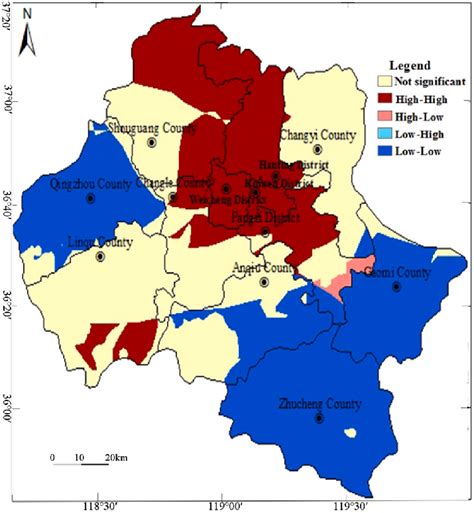 Spatial Agglomeration Of Ecological Vulnerability Download Scientific Diagram