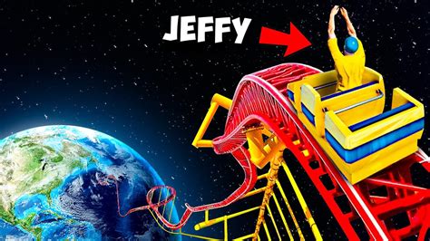 Jeffy Slides Down Giant Rollercoaster From Space In Gta 5 Youtube