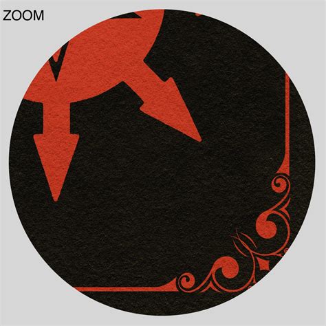 Printable Algol Symbol Luciferian Chaos Pentagram Sigil Red Black Print