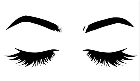 Eyelashes Svg Eyebrows Svg Woman Eyelashes Svg Makeup Svg Mascara Svg
