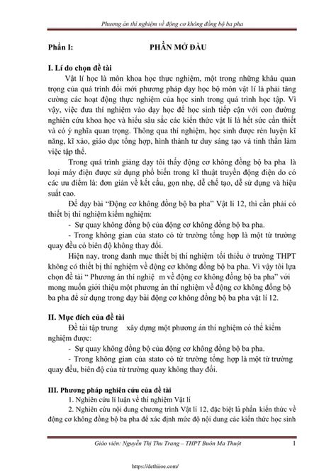 PPT Phương án thí nghiệm về động cơ không đồng bộ ba pha PowerPoint Presentation ID 13700954