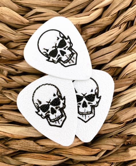 🎸 Guitar Pick 1mm Pua De Guitarra De 1mm・archivo Stl Para Impresión