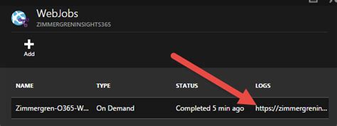 Get Started With Azure WebJobs Timer Jobs For Office 365 Sites Microsoft Learn