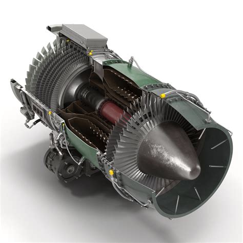 Turbojet Engine General Electric 3d C4d