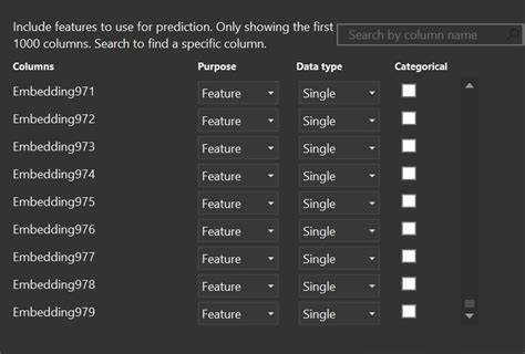 Bulk Ignore Fields · Issue 2363 · Dotnetmachinelearning Modelbuilder