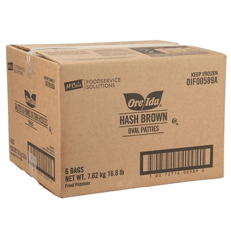 Ore Ida Golden Patties Oval Hash Brown Patties Us Foods Chefstore