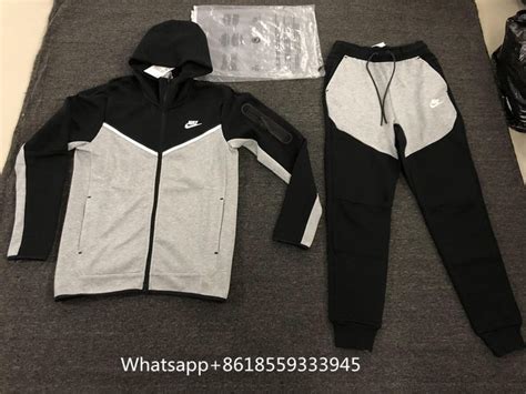 Nike Tech Fleece Full Zip Hoodie Blackdark Grey Heather White From