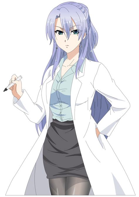 Safebooru Commission Female Himuro Ayame Labcoat Long Hair Pa Works