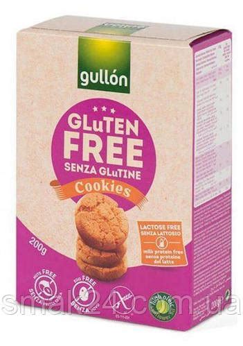 Печенье без глютена, лактозы, яиц и пшеничной муки Gullon Cookies ...