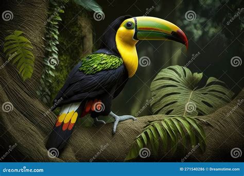 Colorful Keel Billed Toucan Bird Clipart Perfect For Vibrant Designs