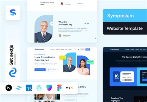 Symposium Pro NextJS Project Management System Website Template