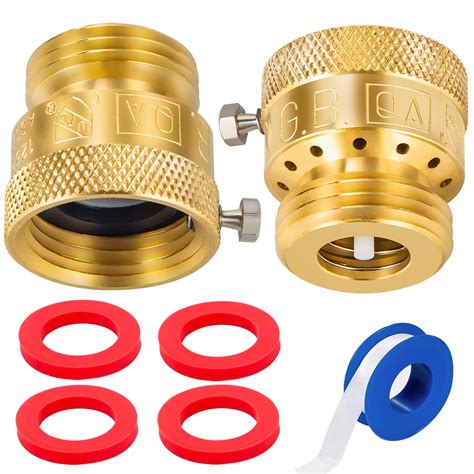 Snapklik Breezliy 2 Pack Brass Vacuum Breaker Set 3 4 Anti Siphon