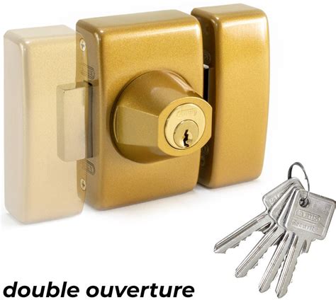 Verrou De Surete Cles Securite Porte Entree Cylindre Ep Mm Leroy Merlin