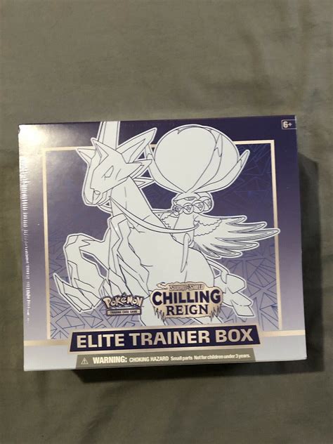 Pokemon Tcg Sword And Shield Chilling Reign Elite Trainer Box Etb Ice