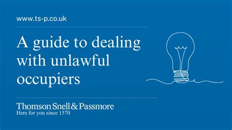 How To Deal With Squatters Clh Magazine Thomson Snell And Passmore Posted On The Topic Linkedin