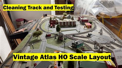 Cleaning Track And Testing 50 Year Old Atlas 4x8 Ho Scale Dc Layout