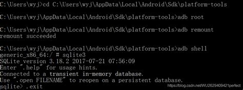 如何通过命令行操作 sqlite3 数据库 cmd操作sqllite数据库 csdn博客