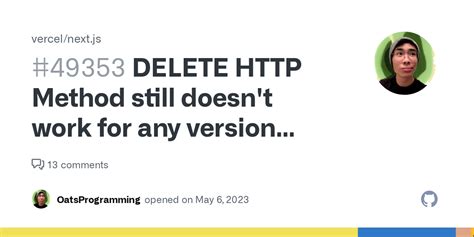 Delete Method Still Doesn T Work For Any Version Above
