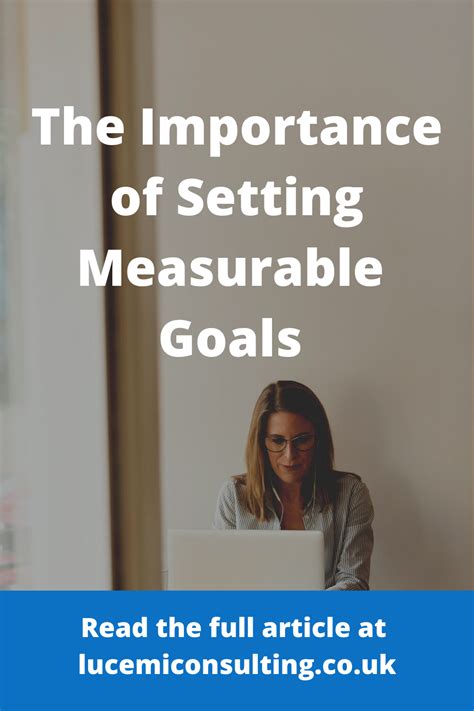 The Importance Of Setting Measurable Goals Lucemi Consulting Artofit